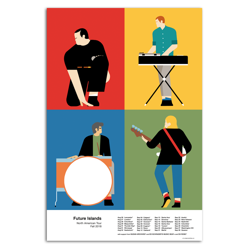 Future Islands POSTERS – Kung Fu Merch